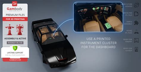 Kitt Knight Rider Car Stl Print Files Gambody