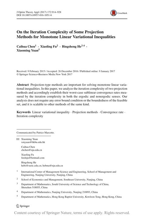 On The Iteration Complexity Of Some Projection Methods For Monotone