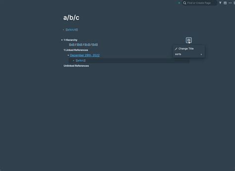 Github Dive Pro Roam Hierarchy