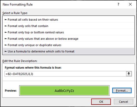 Excel Conditional Formatting For Dates Older Than A Certain Date Excel Insider