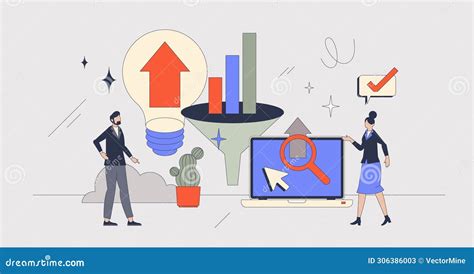 Big Data Funnel Information Waves Analytics Data Field Of Successive