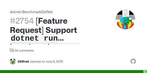 Feature Request Support `dotnet Run Benchmarkcs C Release` · Issue