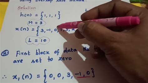 Overlap Save Method Problem Dsp Youtube