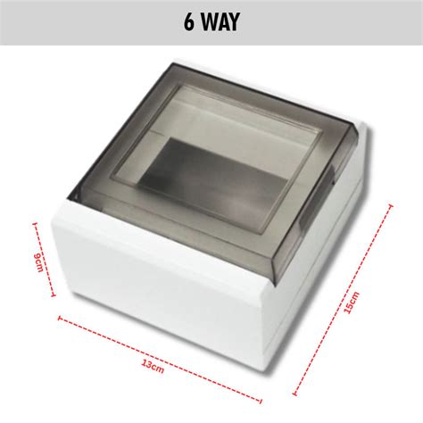 TC Surface PVC MCB DB BOX 6 Way 39 Way Consumer Unit Consumer Box Lazada