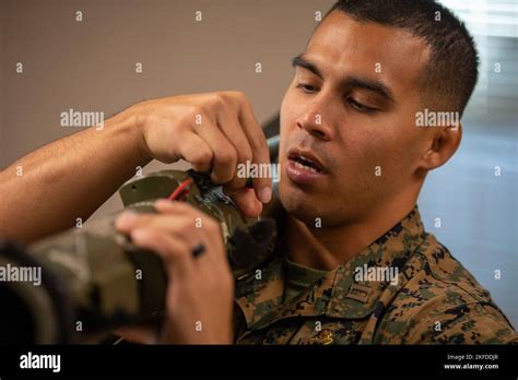 u s marine corps capt spencer buettner an infantry officer with 2d battalion 8th marine