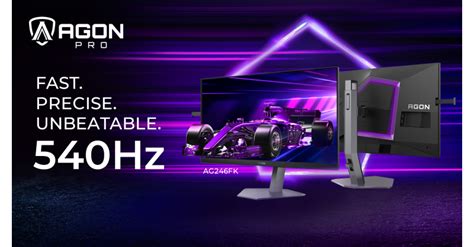 Aoc Introduces Agon Pro High Speed Gaming Monitors Elevating Gameplay To New Heights Media
