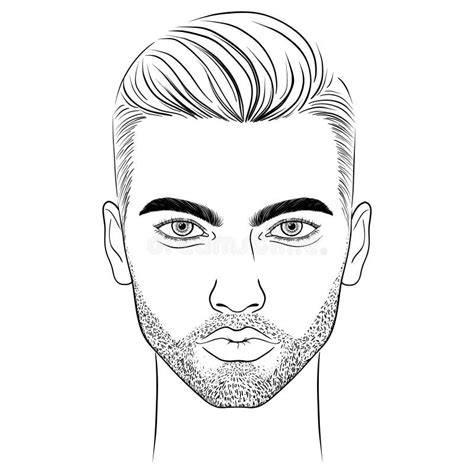 Sketch Of Young Man Stock Vector Illustration Of White 269147426
