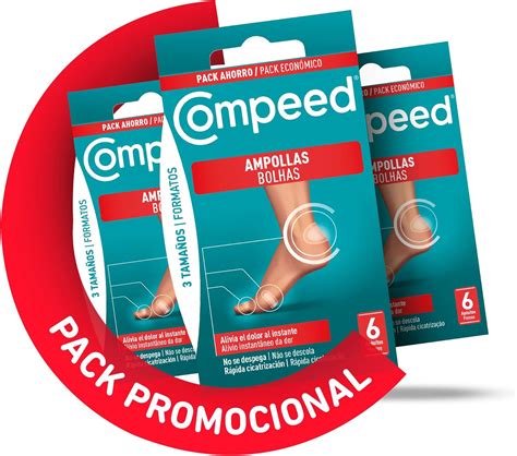 Compeed Triple Pack Surtido X18 On The Go 6 Apósitos Hidrocoloides
