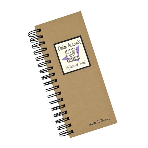 Online Accounts My Password Journal Mid Size Journals Unlimited