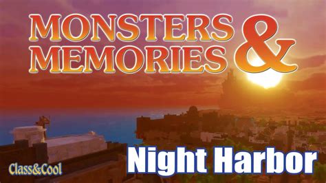 Monsters And Memories Night Harbor Sunset 4k Ambient Chill Youtube