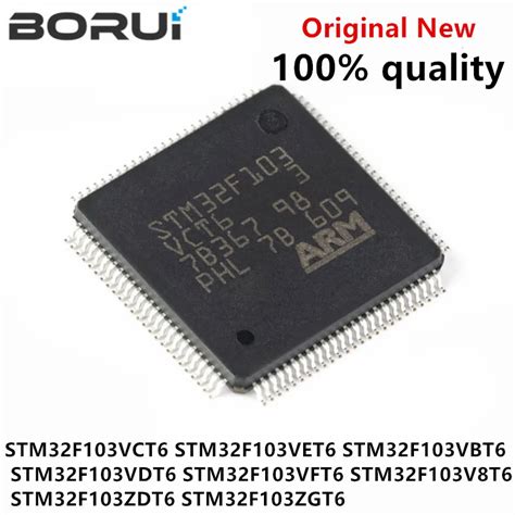 10pcs Stm32f103vct6 Stm32f103vet6 Stm32f103vbt6 Stm32f103vdt6 Stm32f103vft6 Stm32f103v8t6