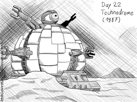 Turtles Tober Day 22 Technodrome 1987 By Stefandorfer On Deviantart