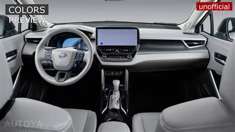 Refreshed 2026 Toyota Corolla Cross Reveals Its Cgi Shades Both Inside