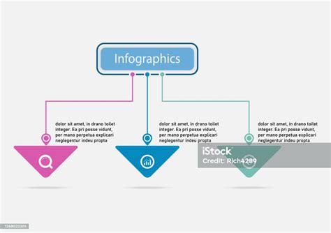 선 벡터 디자인 템플릿 흐름 차트 그래픽입니다 타임라인 세 단계 인포그래픽 디자인 벡터 템플릿을 계획합니다 웹 배너 다이어그램 레이아웃 워크플로에 사용되는 창의적인 개념