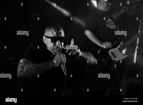 Tbilisi Georgia October 23 2022 Male Vocalist Singer Holds A