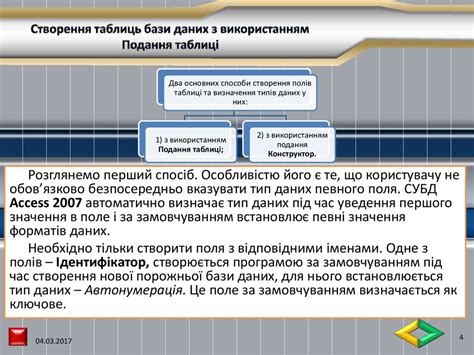 Створення таблиць бази даних презентация онлайн