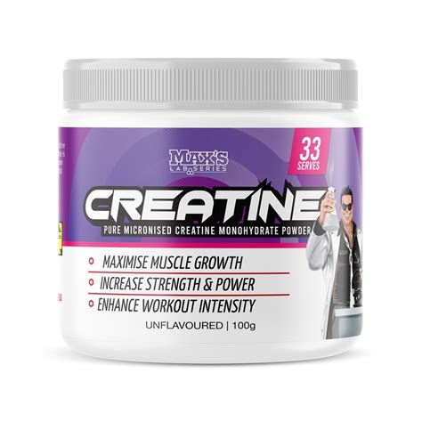 MAX S Lab Series Creatine Pure Micronised Creatine Natures Works