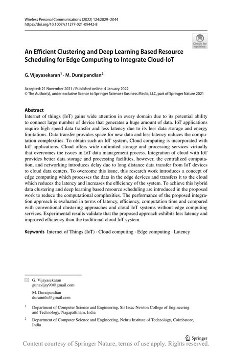 An Efficient Clustering And Deep Learning Based Resource Scheduling For Edge Computing To