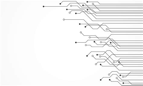 Abstract Technology Background Circuit Board Pattern Microchip Power