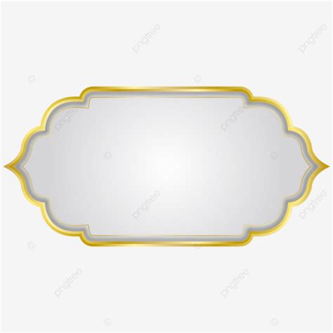 White And Gold Frame