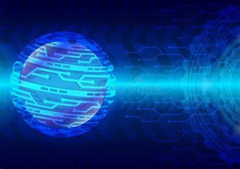 Hi Tech Technology Concept Abstract Background Stock Illustration Illustration Of Gear