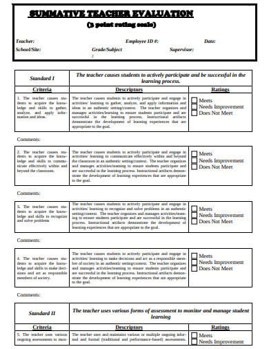 Summative Evaluation