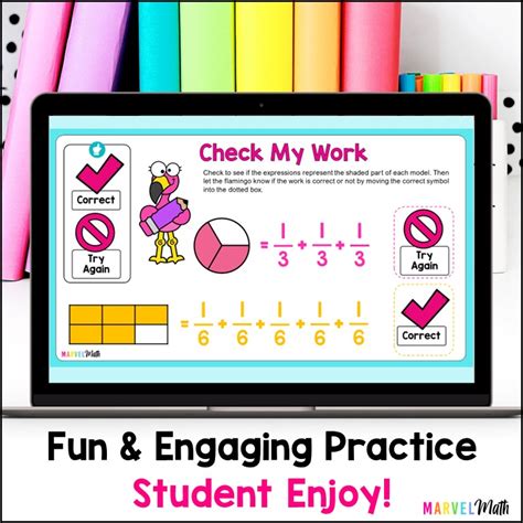 Sum Of Unit Fractions Composing And Decomposing Fractions 3 Nf 1 Teks 3 3d Marvel Math