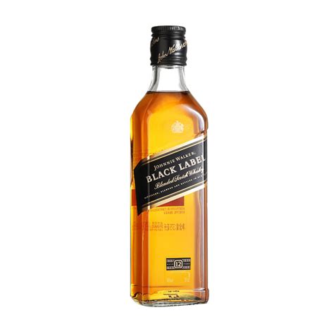 【进口】英国40度酒尊尼获加黑牌黑方苏格兰威士忌200ml烈酒虎窝淘