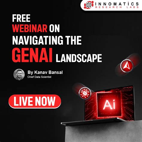 Innomatics Research Labs On Linkedin Webinar Datascience Genai Generativeai Freewebinar