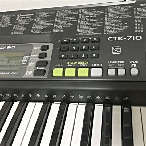 Casio Electric Keyboard Ctk 710 Hobbies And Toys Music And Media Musical Instruments On Carousell