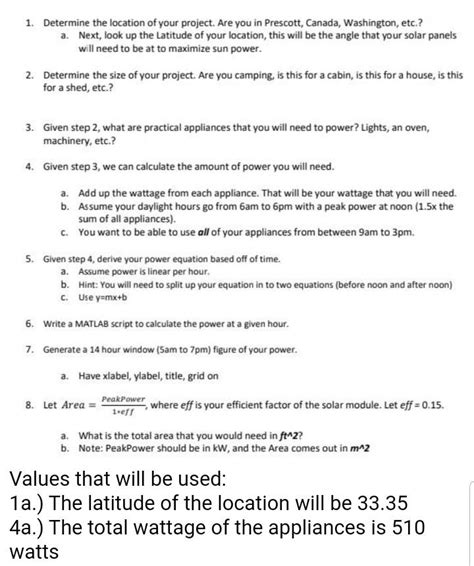 solved create a mathlab code based on the instructions and