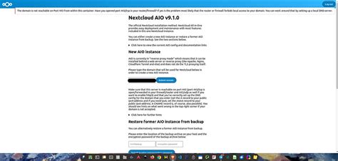 Got Nextcloud Going But Is It Only Accessible Locally This Way 📦 Appliances Docker Snappy