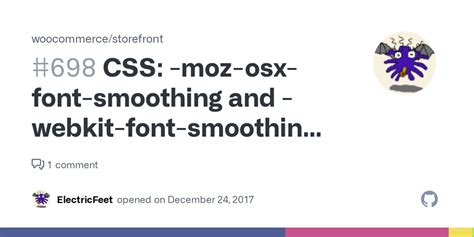 Css Moz Osx Font Smoothing And Webkit Font Smoothing Should Be Removed · Issue 698