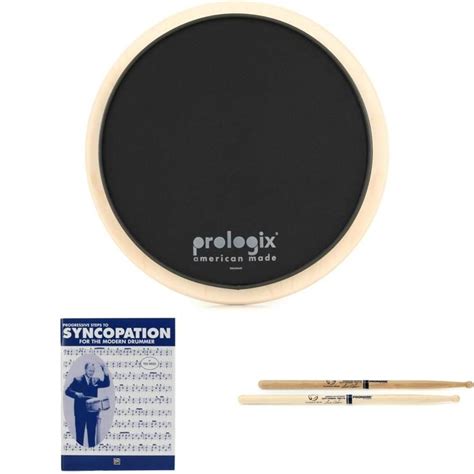 Prologix Percussion Blackout Practice Pad 12 Inch Bundle Vst Extreme Resistance Marching