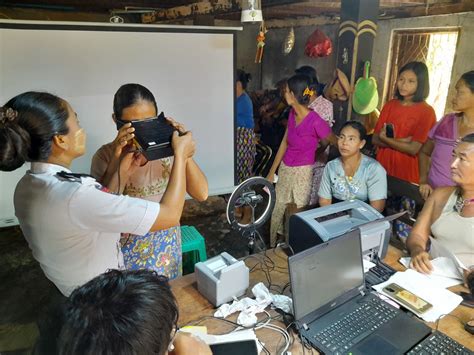 လယ်ဝေးမြို့နယ်ရှိ ရပ်ကွက် ကျေးရွာမျာမှ ပြည်သူ ၂၉၀ ဦးအား ဇီဝဆိုင်ရာအချက်အလက်များ ကောက်ယူပြီးစီး