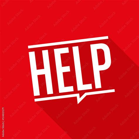 Help Vector De Stock Adobe Stock