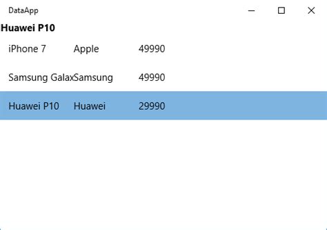 uwp listview