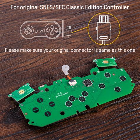 8bitdo Mod Kit For Snes Sfc Classic Edition Controller Classic