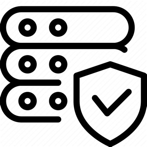 Server Shield Secure Verified Icon Download On Iconfinder