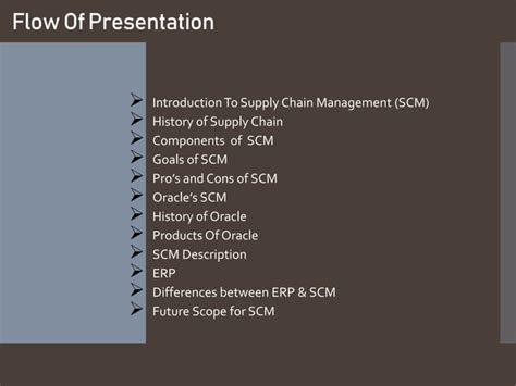 Oracle Supply Chain Management Pptx