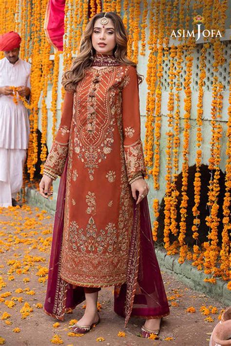 Asim Jofa Ec 516 Unstitched Luxury 3 Piece Empirescollectionpk