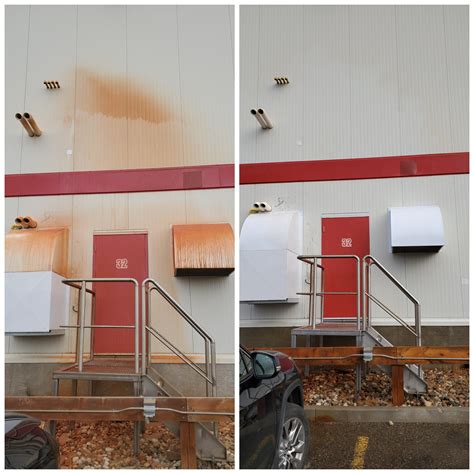 Had A Job Cleaning Up This Rust On A Factory Turned Out Great R Powerwashingporn