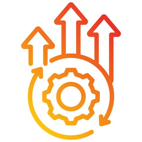 Continuous Improvement Generic Gradient Outline Icon