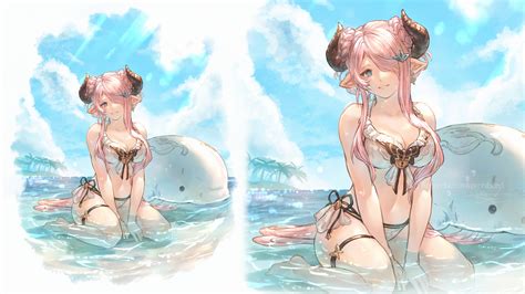 Narmaya And Narmaya Granblue Fantasy Drawn By Hibana Hibana Ztlv