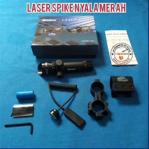 Jual Laser Telescopelaser Scope Spike Nyala Merah Shopee Indonesia