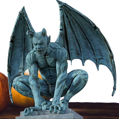 Eastuy 2 Gargoyle Garden Statue Winged Gargoyle Statue Sitting
