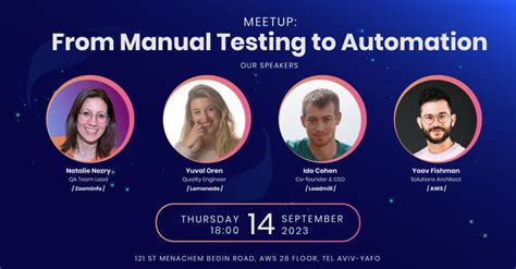 Shachar Landshut On Linkedin Automateqa Qainnovation Networkingevent Testautomation