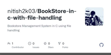 Github Nitish2k03bookstore In C With File Handling Bookstore Management System In C Using