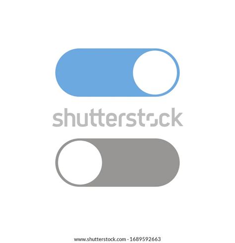 Switch On Off Toggle Enable Disable Stock Vector Royalty Free Shutterstock