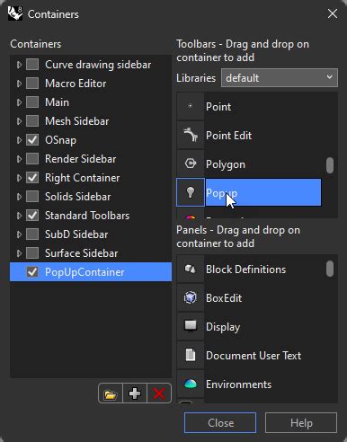 Rhino Beta Middle Mouse Toolbar Rhino For Windows McNeel Forum